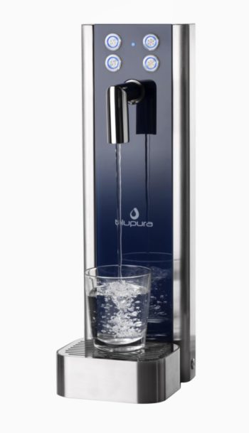 Fontaine à eau encastrable Bluglass Tower One | Laguneo